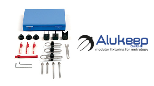 Alukeep GMBH - Modular Fixturing for metrology - V-SHAPED Set
